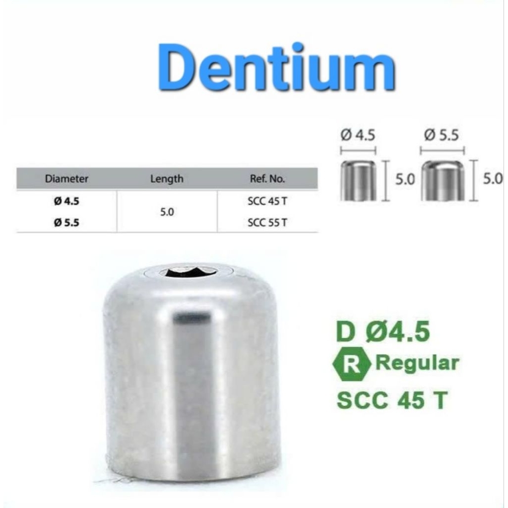 Healing cap for all-on-4 / All-on-X full-jaw restoration for Dentium ...