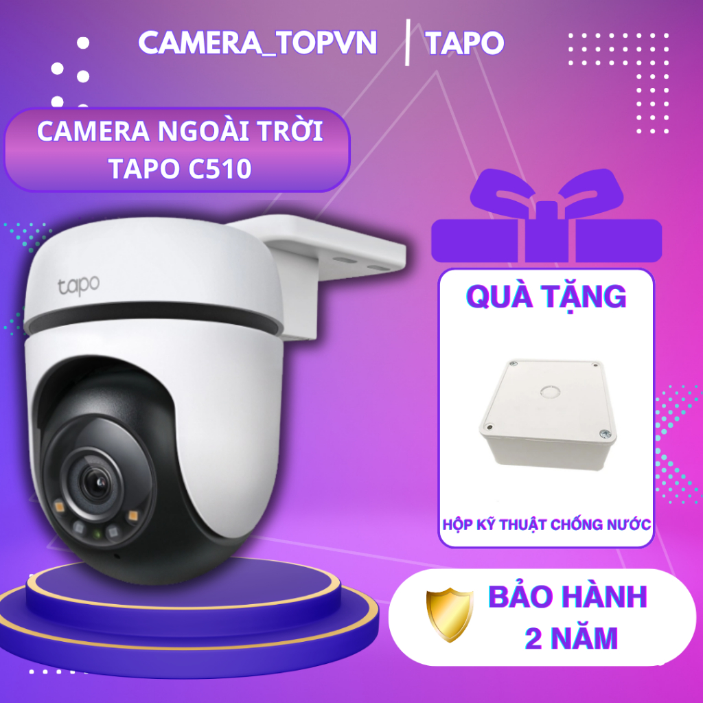 TAPO C510 outdoor WiFi Camera, 2-way conversation resolution, siren ...