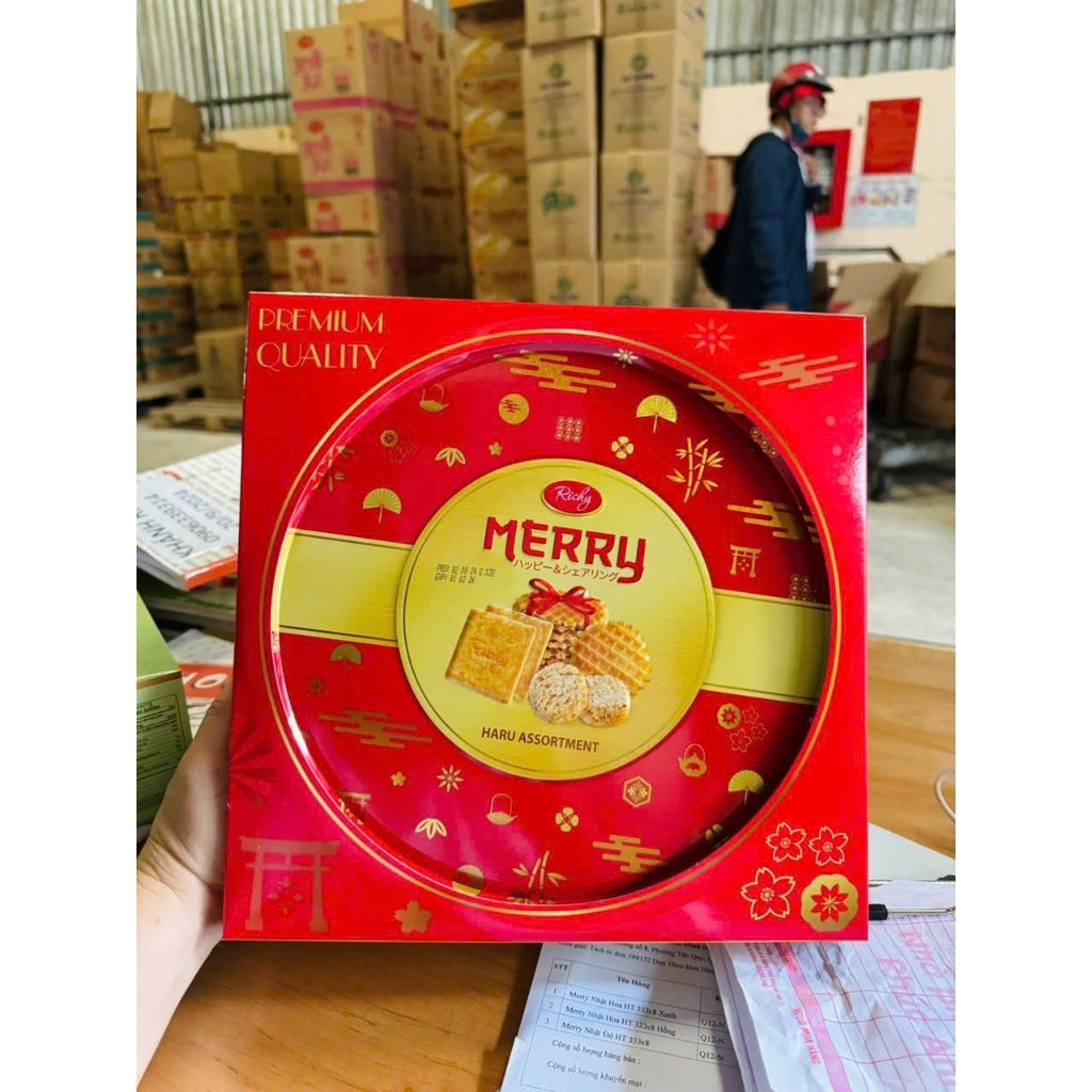RICHY MERRY MILK BISCUITS SAMPLE BOX CNY 334G | Shopee Singapore