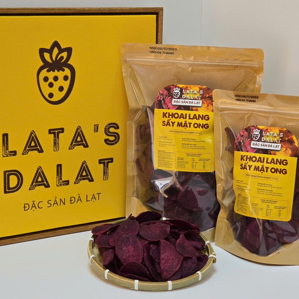 Dried Purple Potatoes with Honey - Da Lat specialty | Shopee Singapore