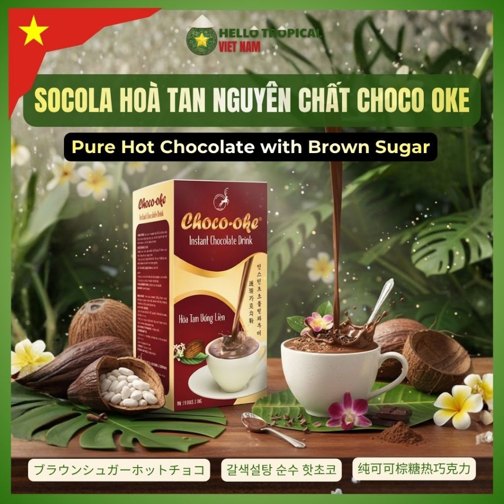 [15.12] Pure CHOCO OKE Instant Chocolate | Strong Cocoa Flavor, Using ...