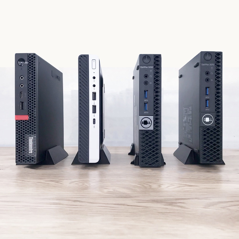 Stand stand for mini pc models such as Lenovo ThinkCentre, Elitedesk ...