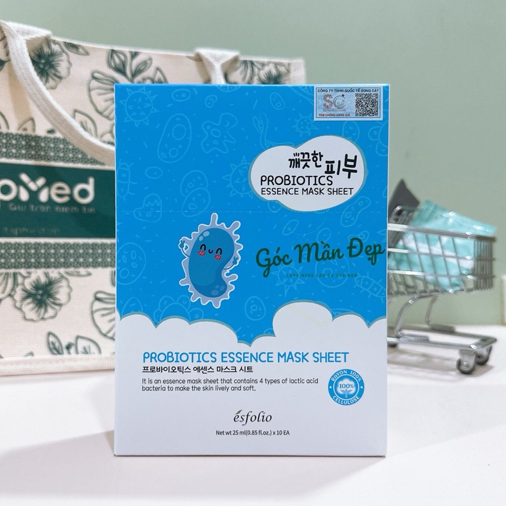 Esfolio Pure Skin Probiotics Essence Mask Sheet Moisturizing and ...