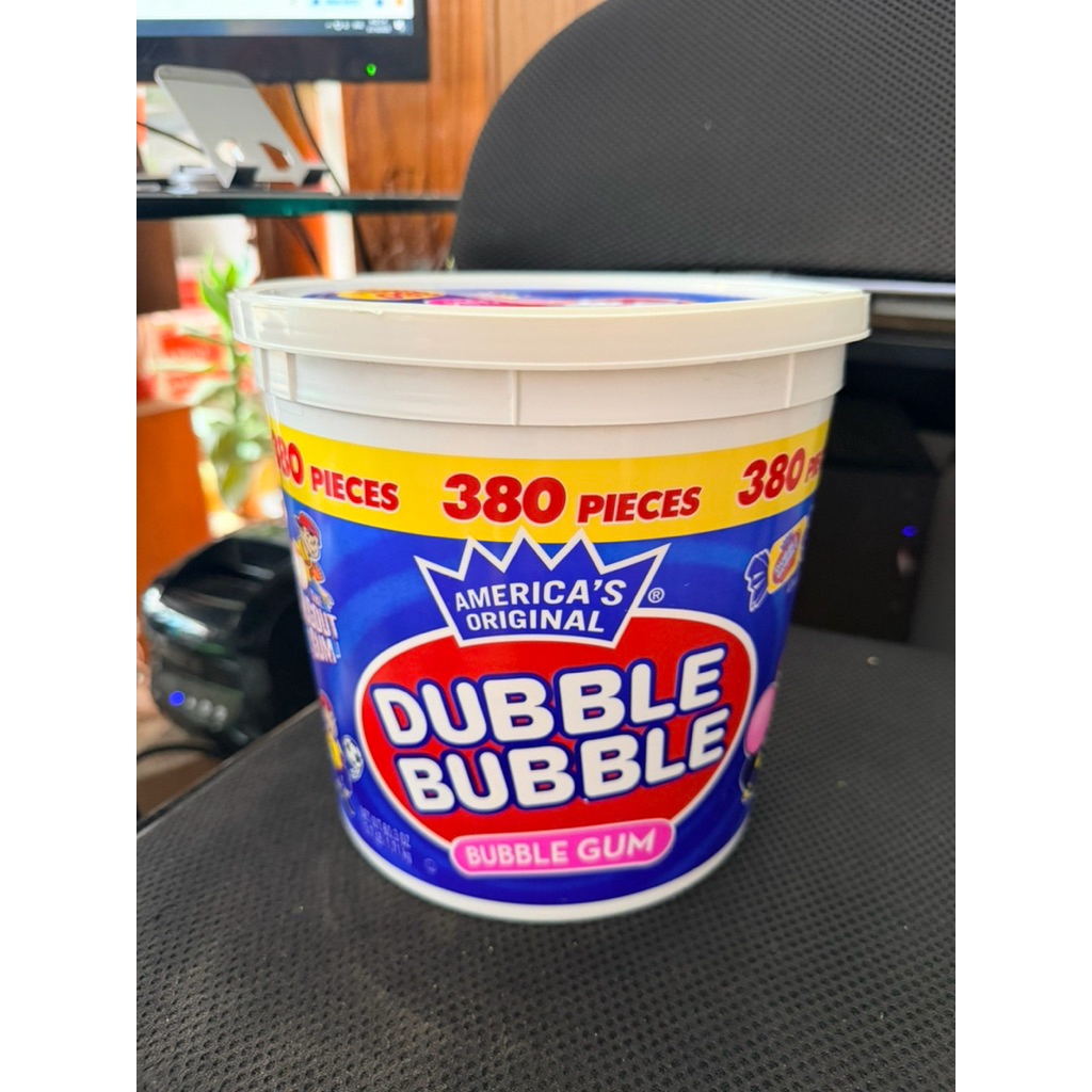 American SingGum Dubble Bubble Candy – Large Box of 380 Tablets ...