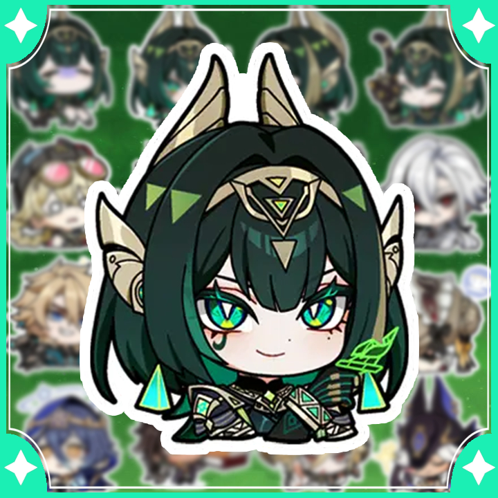 [Genshin Impact] Sticker Nefer, Jahoda, Columbina, Rerir, Varka and ...