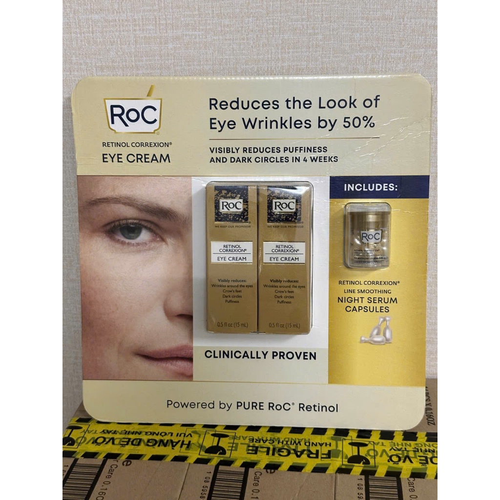 [CLAY SEPARATION] moisturizes - reduces wrinkles on eyes and face ROC ...