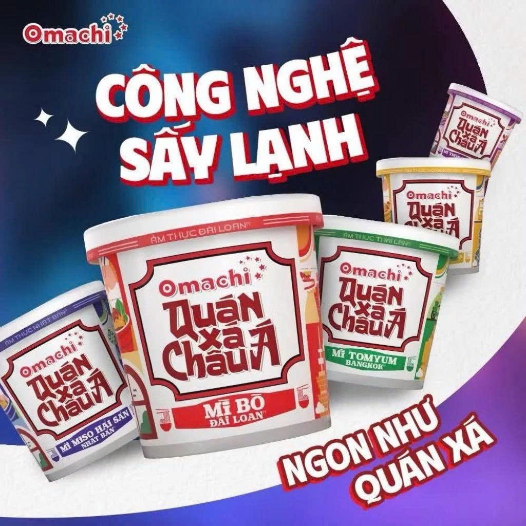 Asian Shop Omachi Noodles Taiwanese Beef Flavor/Japanese Seafood Miso ...