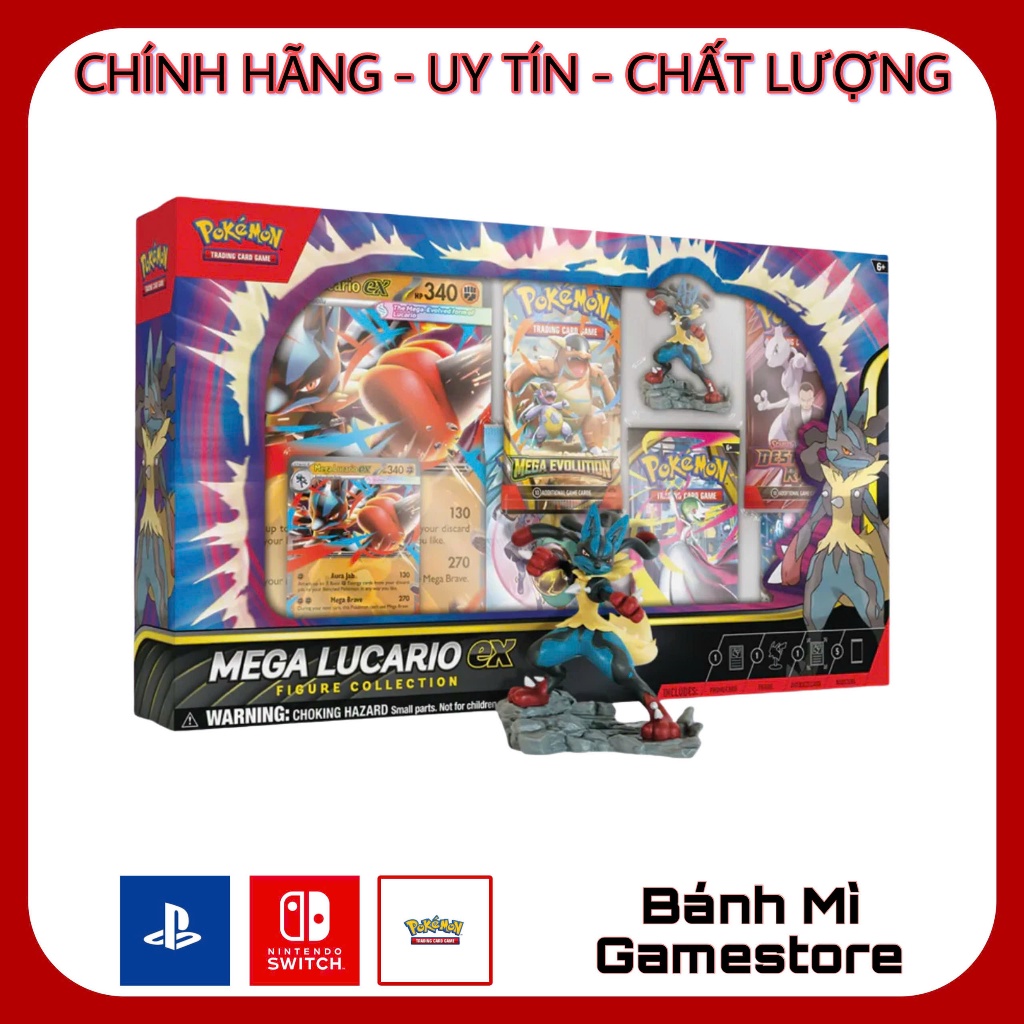 Pokémon TCG: Mega Lucario Figure Collection Box | Shopee Singapore