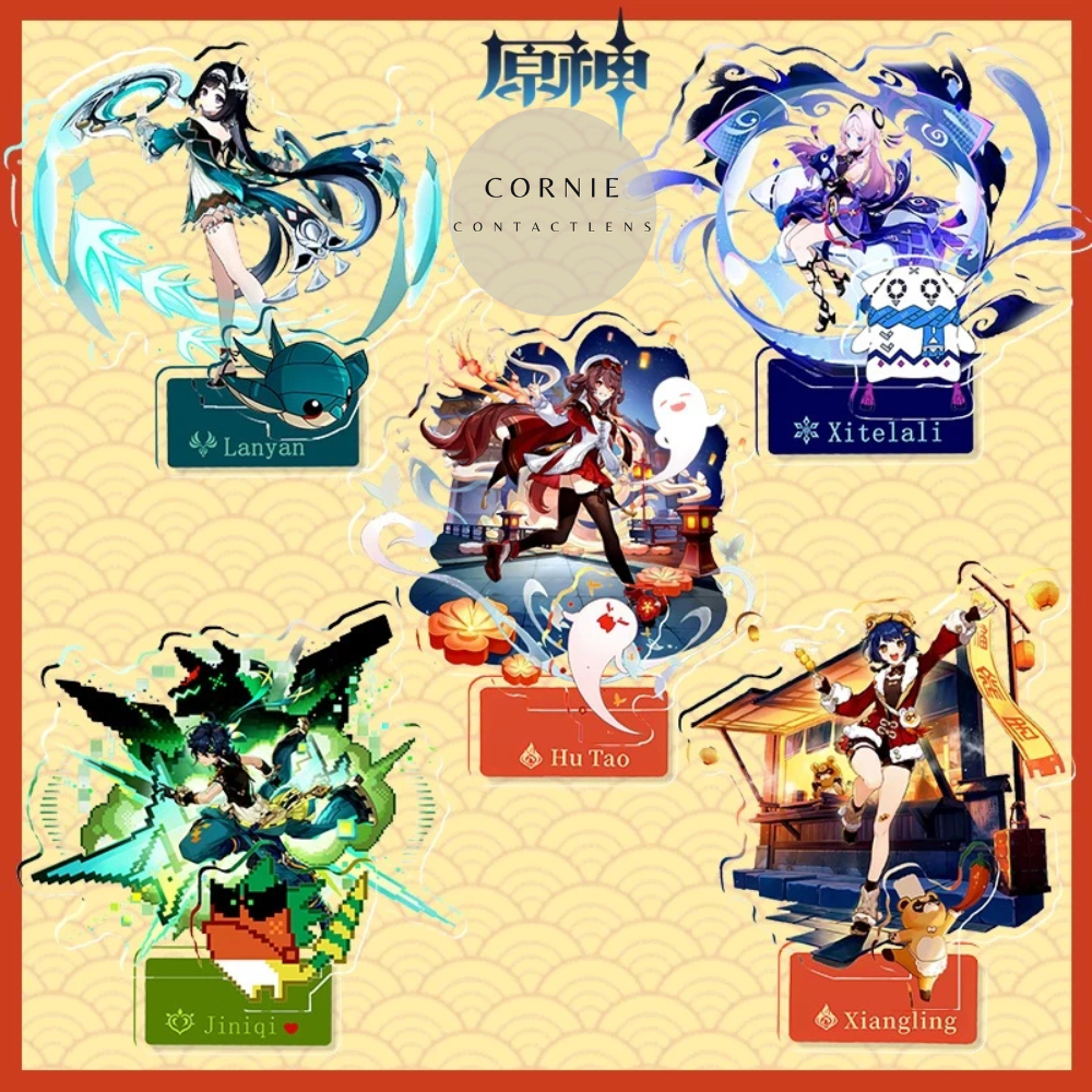 Standee Genshin Impact double installation of Genshin Impact 25th ...