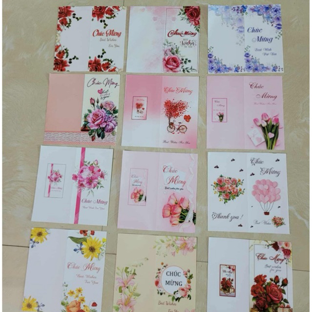 Combo of 50 greeting cards | Shopee Singapore