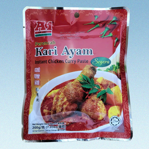 A1 -- AYAM pack 200g -- AK KOH Instant Chicken Curry Paste (HALAL ...