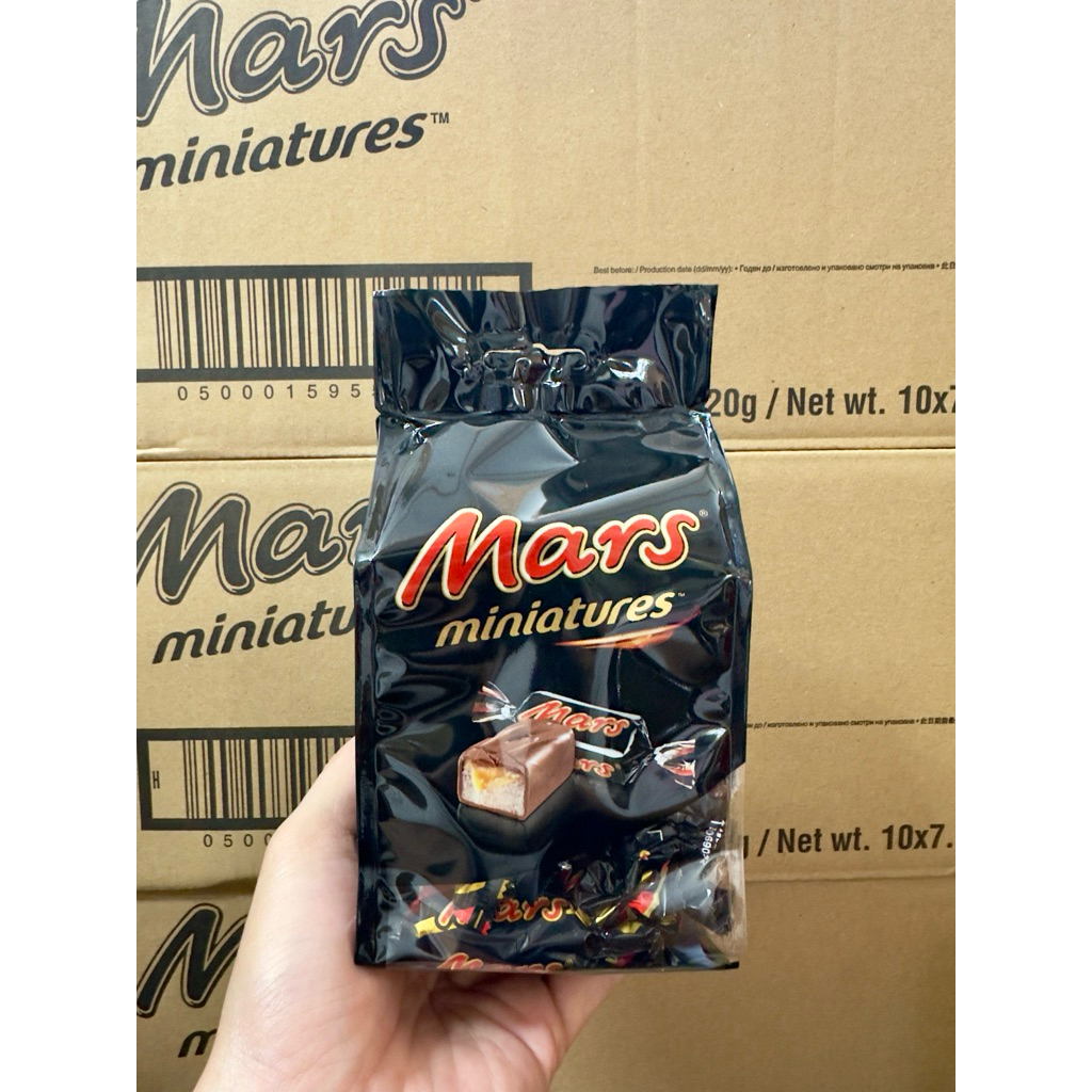 Mars Miniatures Chocolate 220g/ Snickers Miniatures 220g/ Bounty ...