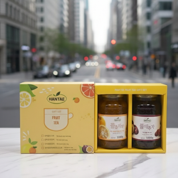 RED APPLE TEA SET + HANTAE KOREAN HONEY THANH YEN | Shopee Singapore