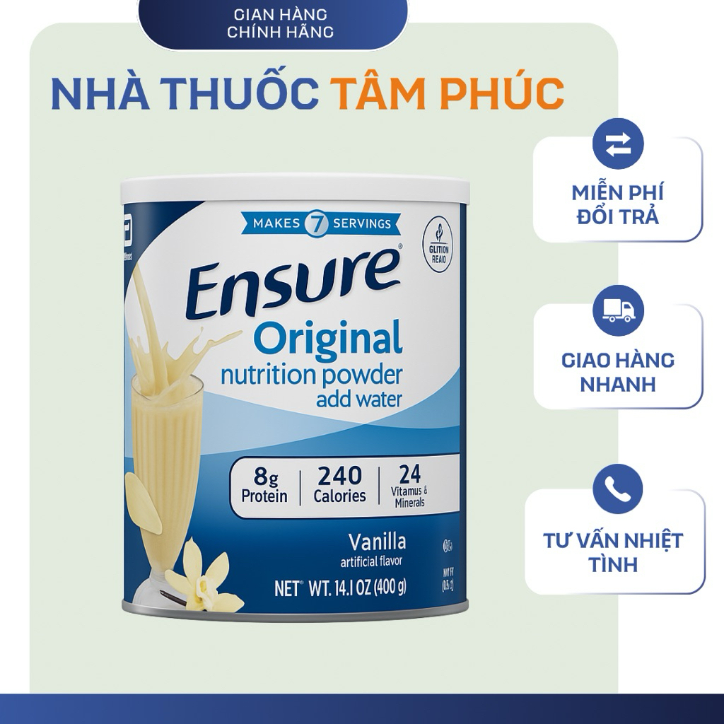 Ensure American Original Nutrition Powder vanilla flavor 400g | Shopee ...