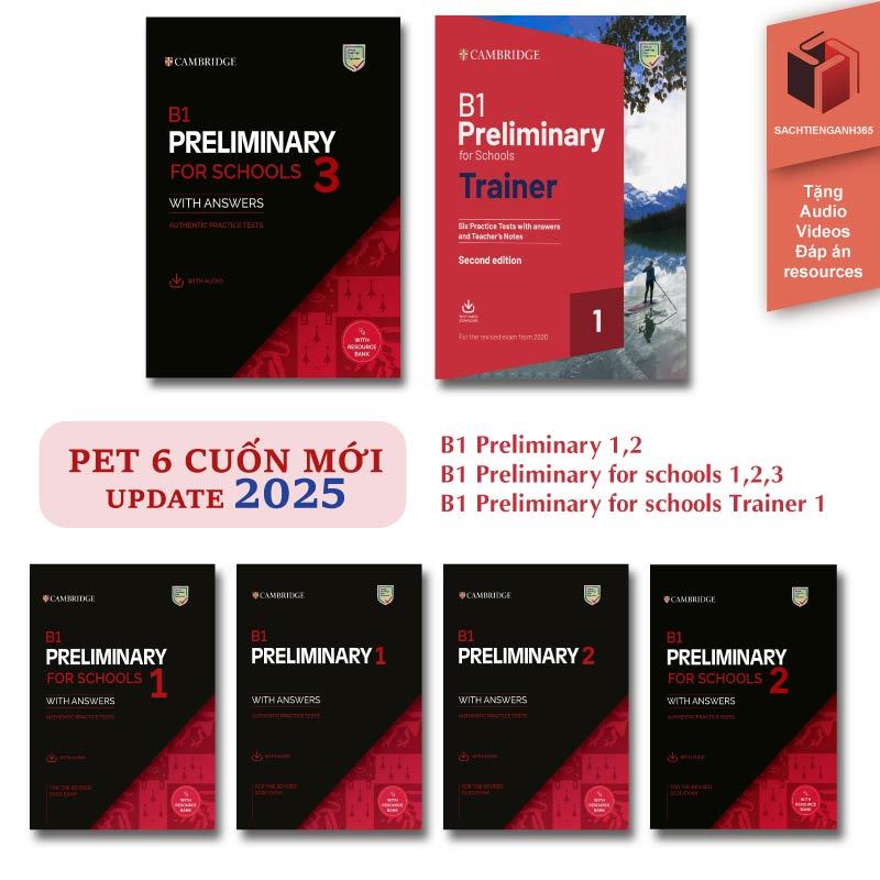 PET practice - B1 Preliminary 1,2, B1 for Schools 1,2,3, for Schools ...