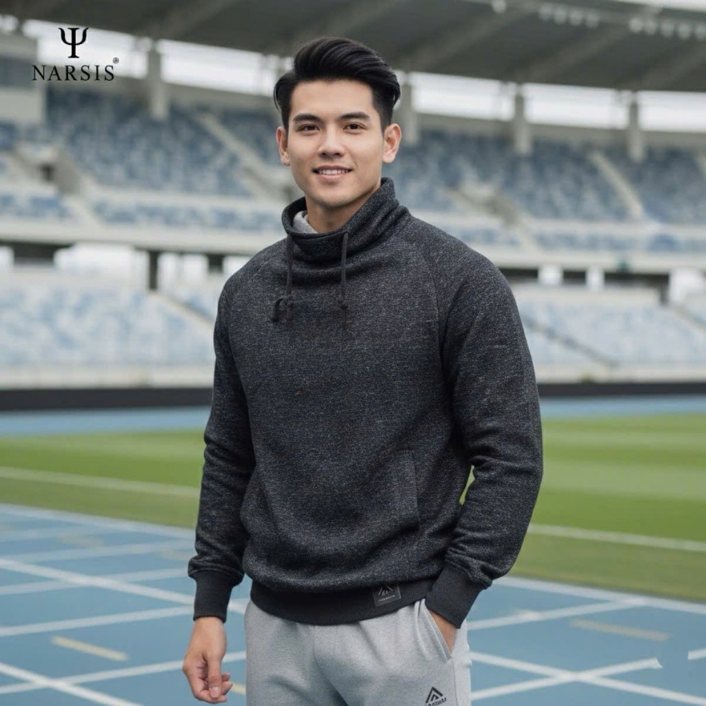 NARSIS D5003 Men's Pullover Sweatshirt – Warm, Soft, Beautiful Form for ...