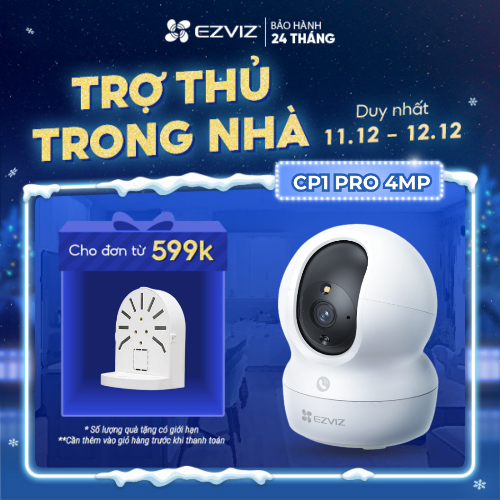 EZVIZ CP1 Pro WIFI Camera 3MP / 4MP 360 Degree Panning, Touch to Call ...