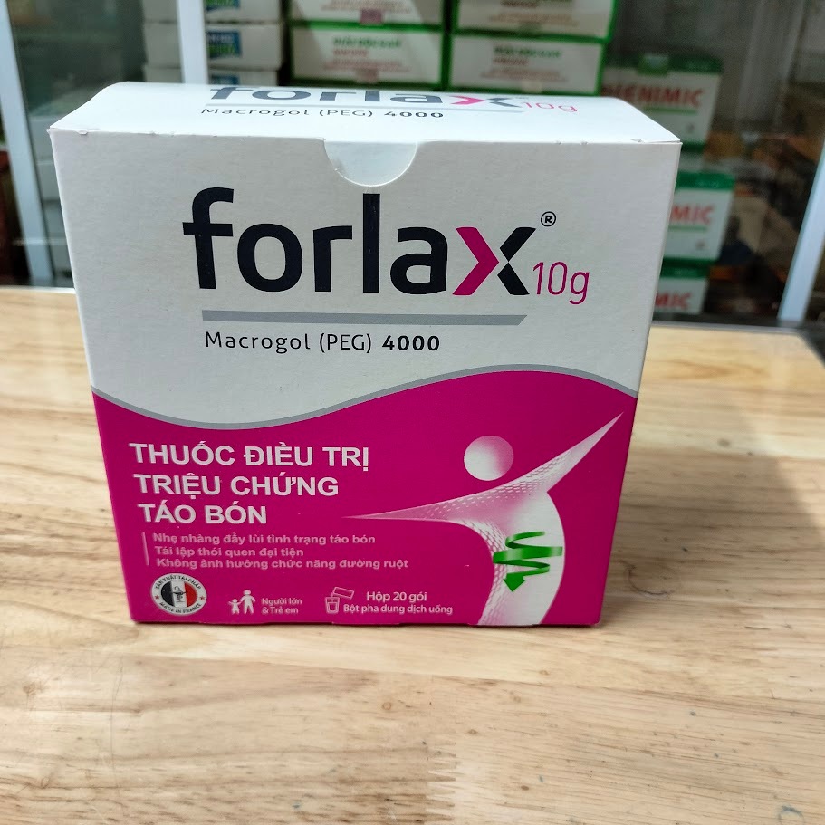 Forlax 4000 helps relieve constipation (box of 20 packs x 10g) | Shopee ...
