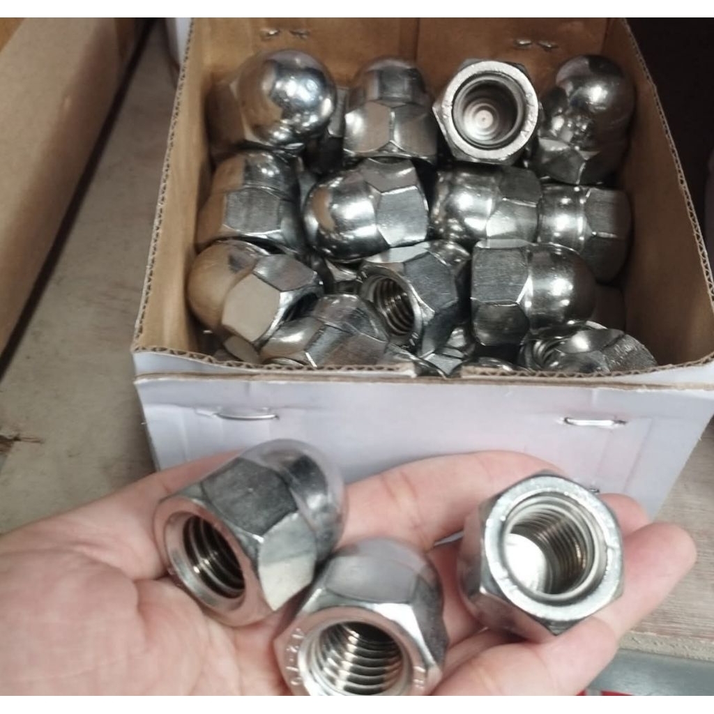 20 pieces M8, M10 Ecu head cap 304 stainless steel cap bolts and screws ...