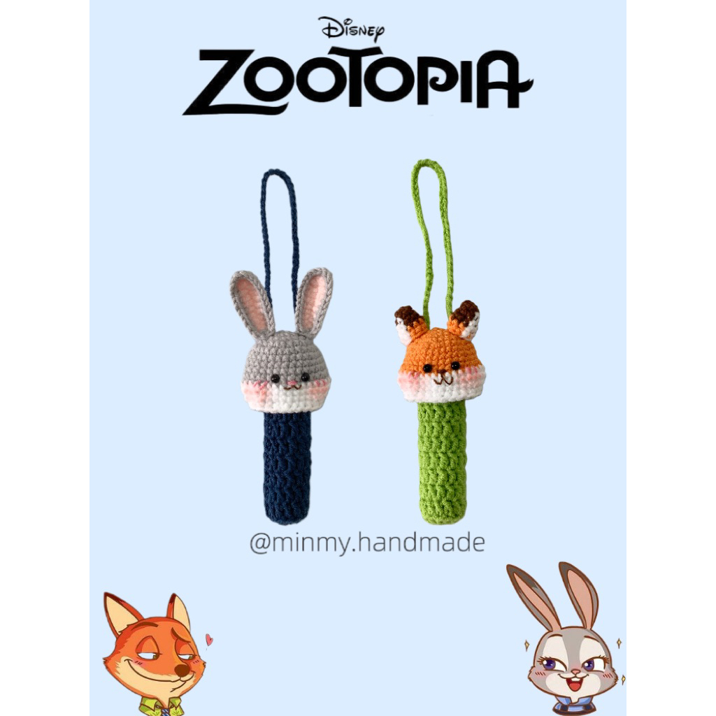 Handmade nick and judy zootopia wool/crochet nick and judy zootopia ...