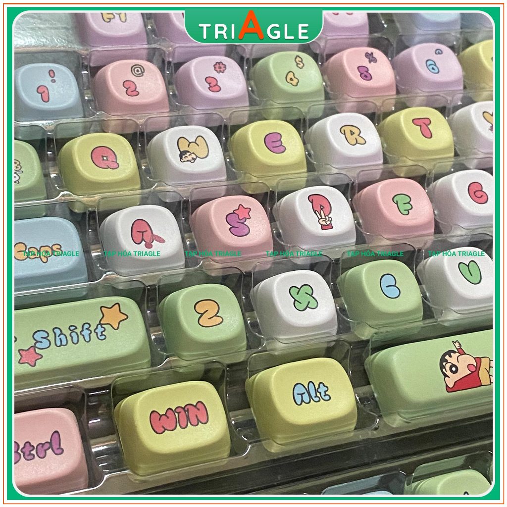 Pencil Boy Keycap - Macaron Crayon Shin-chan Material PBT Dye Sub MOA ...