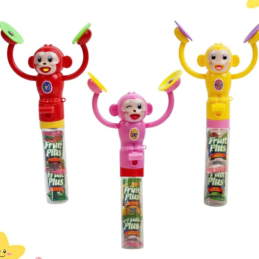 [Children's candy toy] Fruit Plus soft candy Monkey toy 6g | Shopee ...