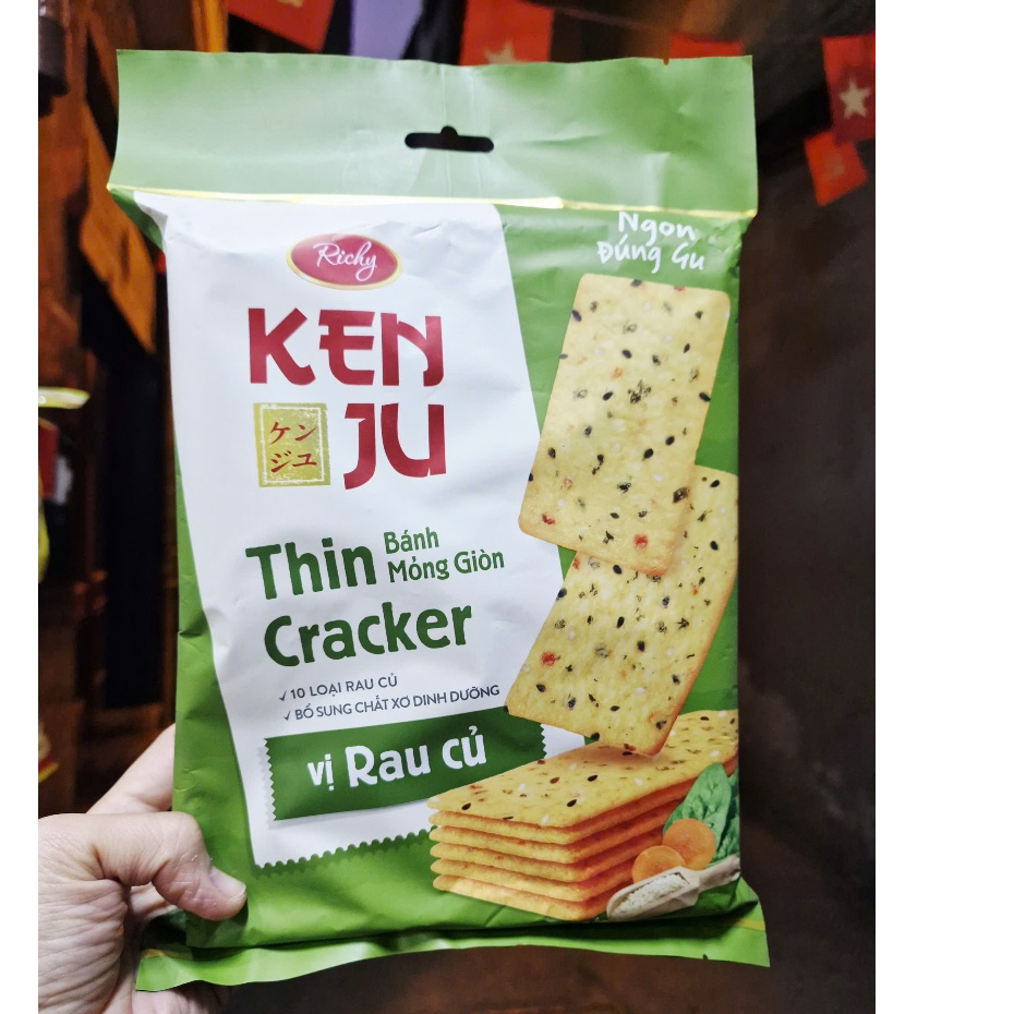 Kenju Richy Vegetable Biscuits 192g Bag | Shopee Singapore