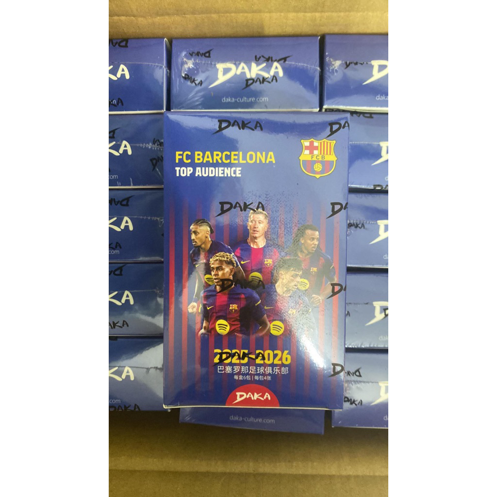 DAKA Top Audience Barcelona Football Card Box | Shopee Singapore