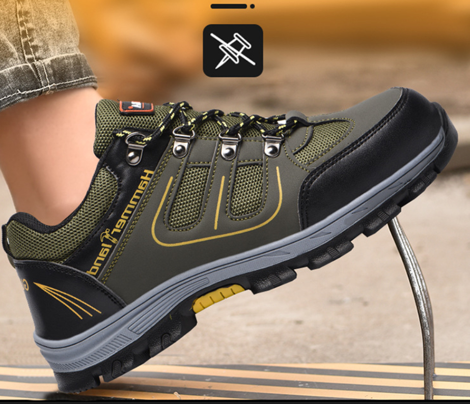 Men's Safety Shoes BH01 (Steel Toe, Steel Sole) Men's Construction and ...