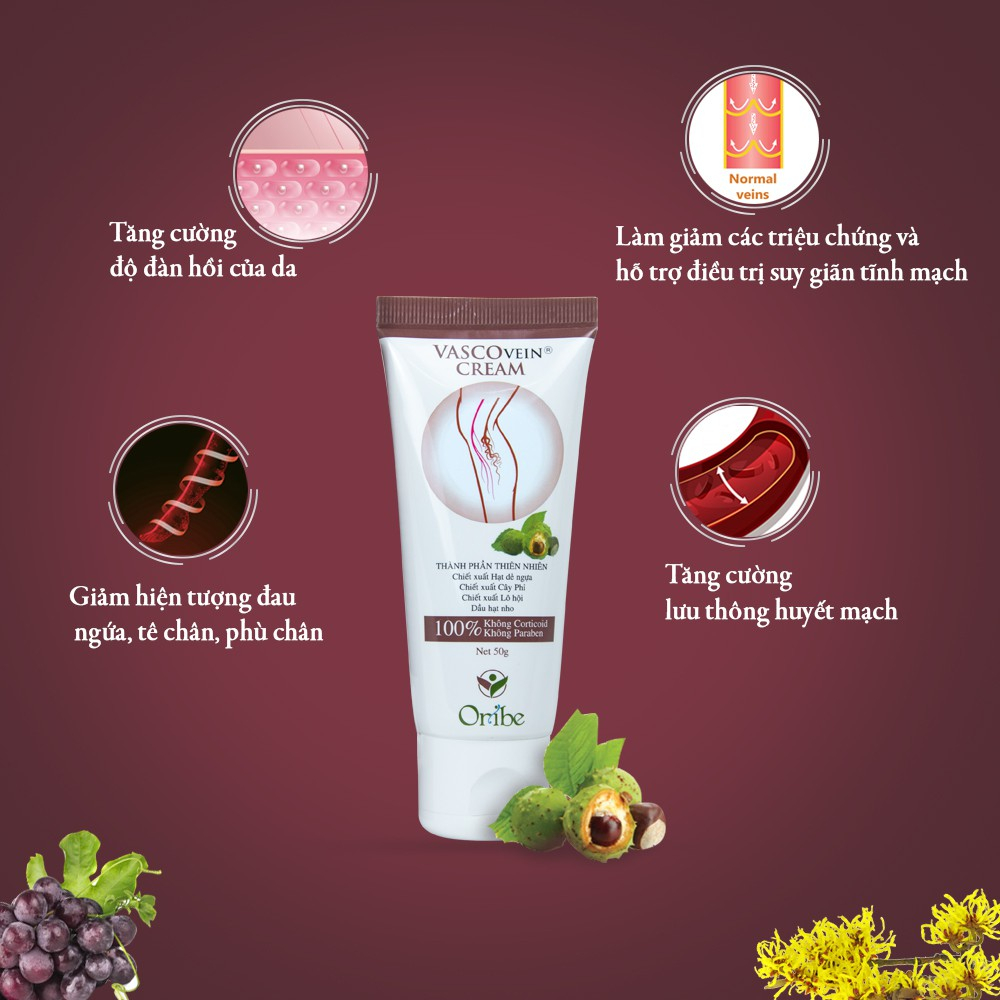 Vascovein Cream - Cream for varicose veins in the legs, helps reduce ...
