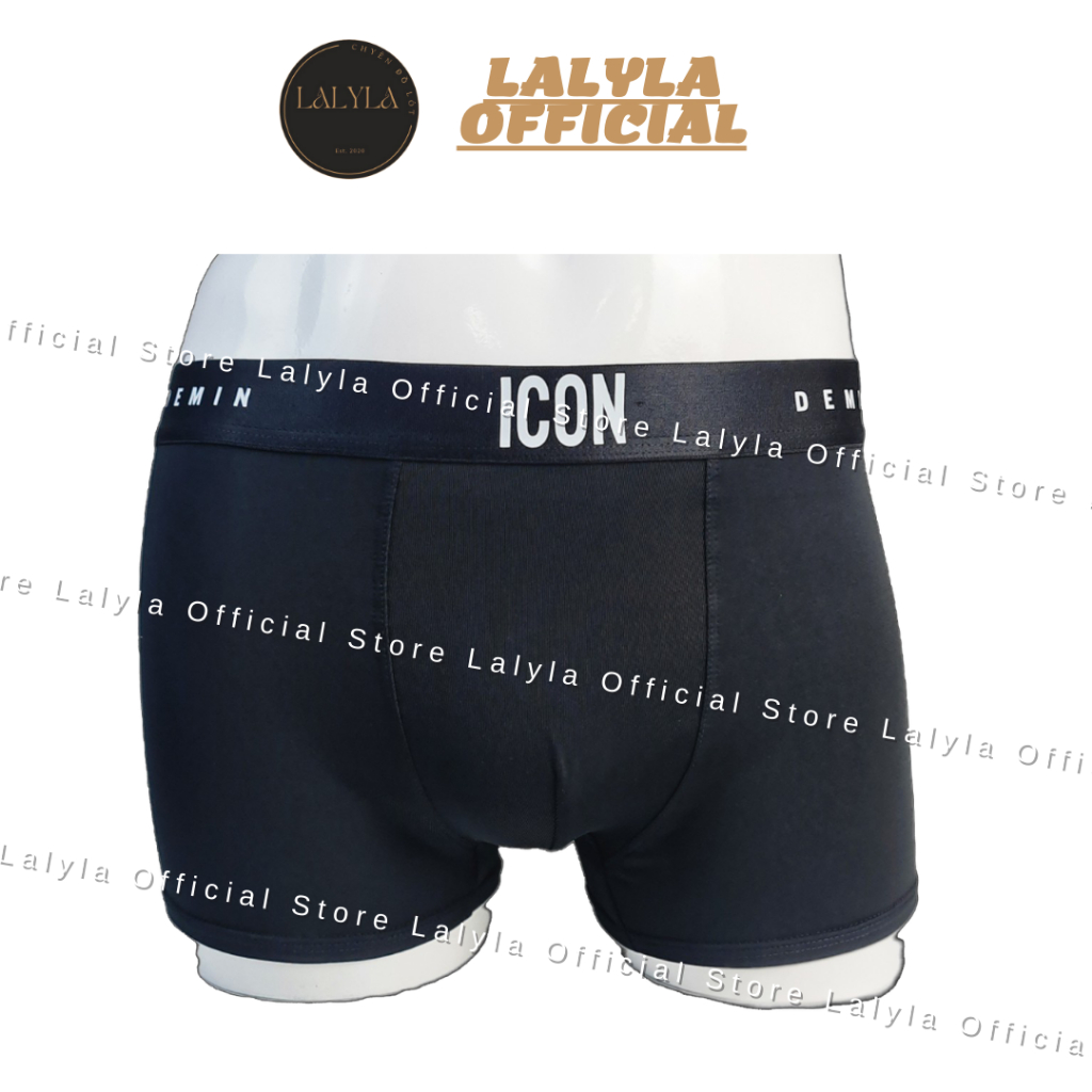 Box of 5 Men's Cold Elastic Boxer Underwear ICON 4-way stretch, High ...