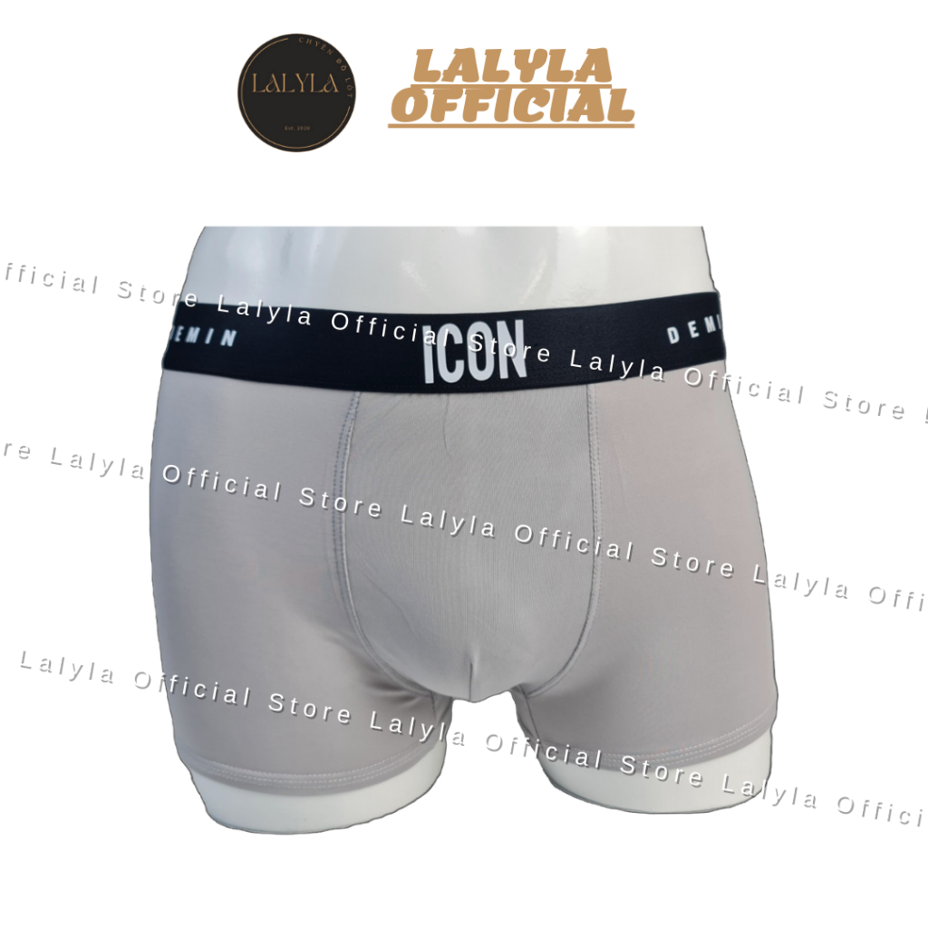 Box of 5 Men's Cold Elastic Boxer Underwear ICON 4-way stretch, High ...