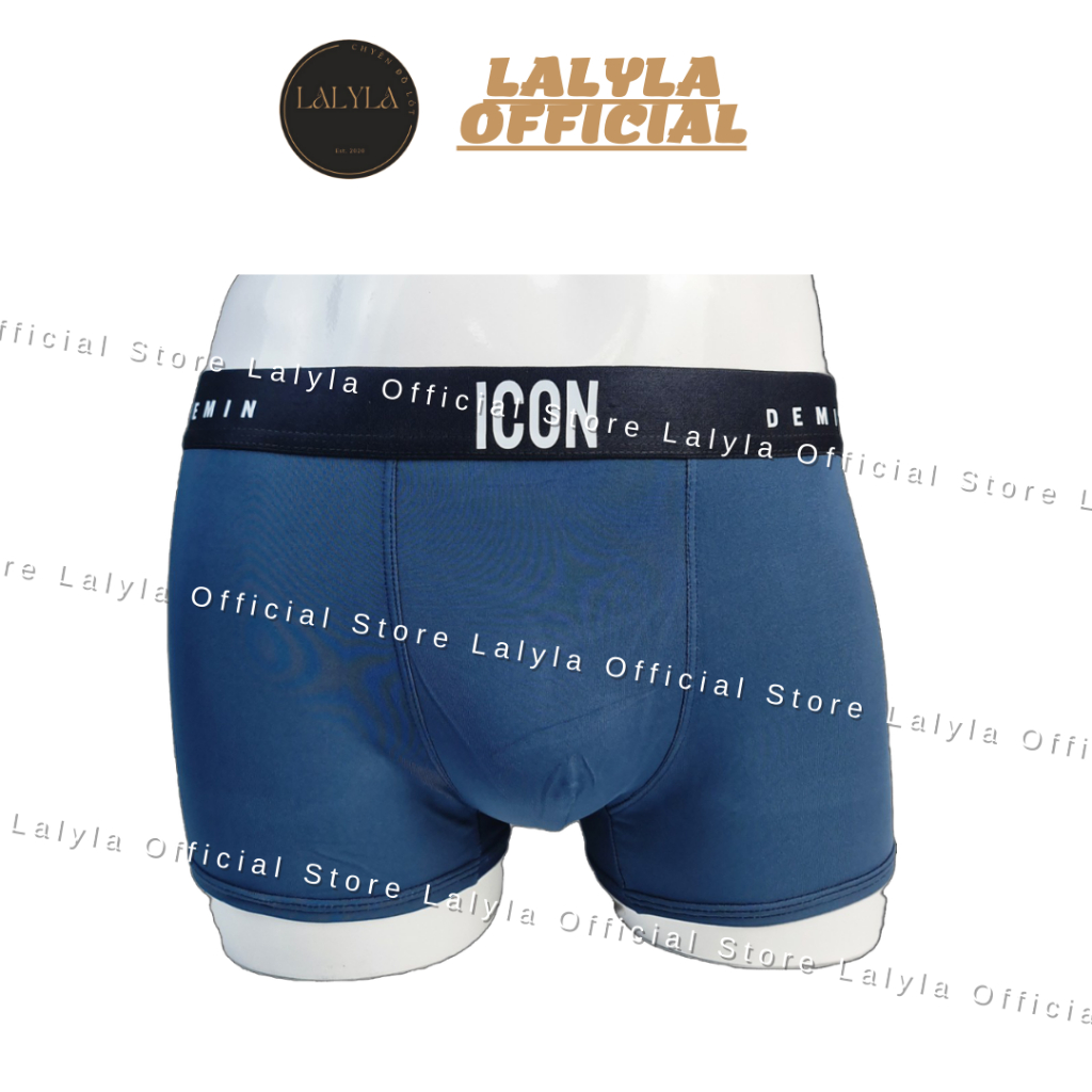 Box of 5 Men's Cold Elastic Boxer Underwear ICON 4-way stretch, High ...