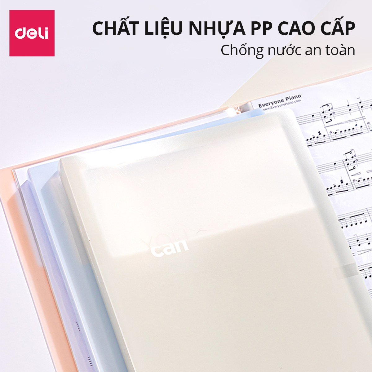 Document File Deli Multi-Purpose Student Leaf File A4 Leaf Clip ...