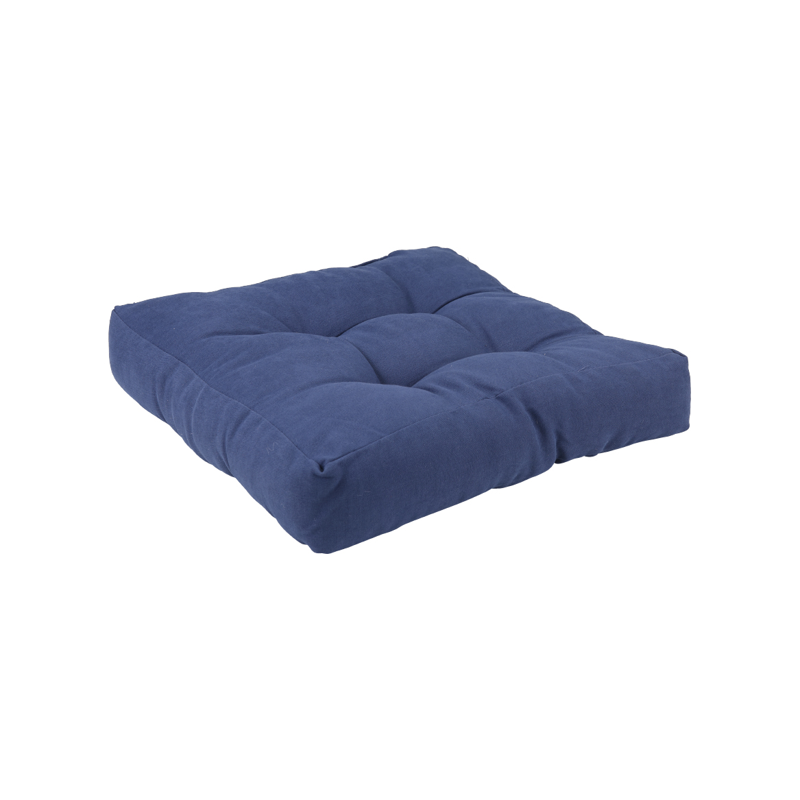 SOLONA square seat cushion, blue, with convenient carrying handle ...