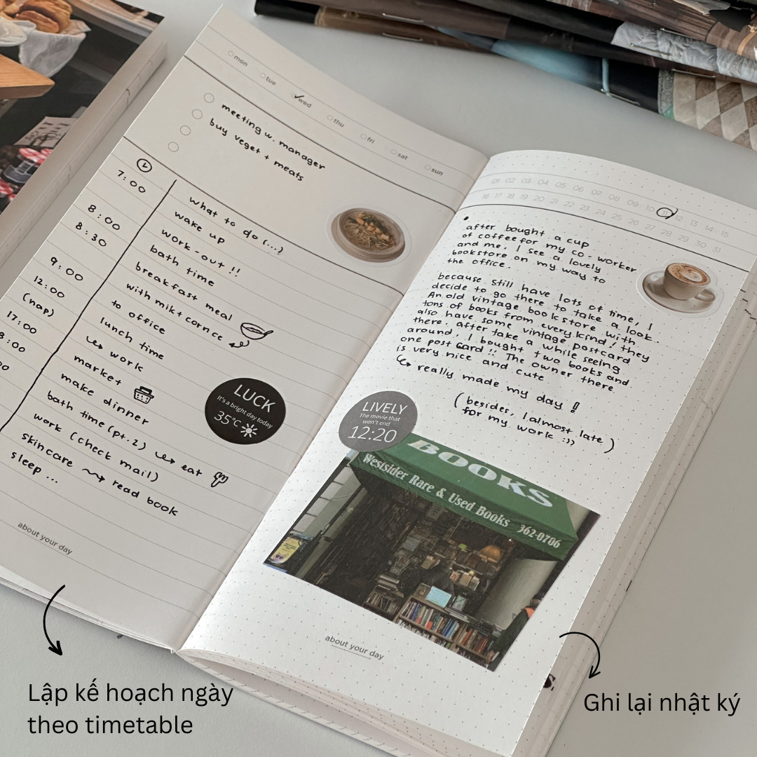 Planner calendar book A6 combo of 12 books, daily planner | Shopee ...