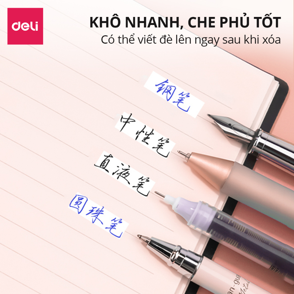 Lovely Deli Paste 5M Cloud Tape Eraser Pen - Quick-Dry Coverage Erase ...