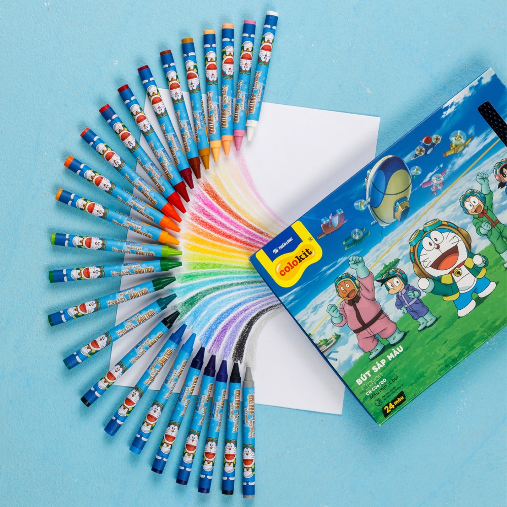 Doraemon Thien Long Crayons CR-C04/DO / CR-C05/DO / CR-C06/DO | Shopee ...