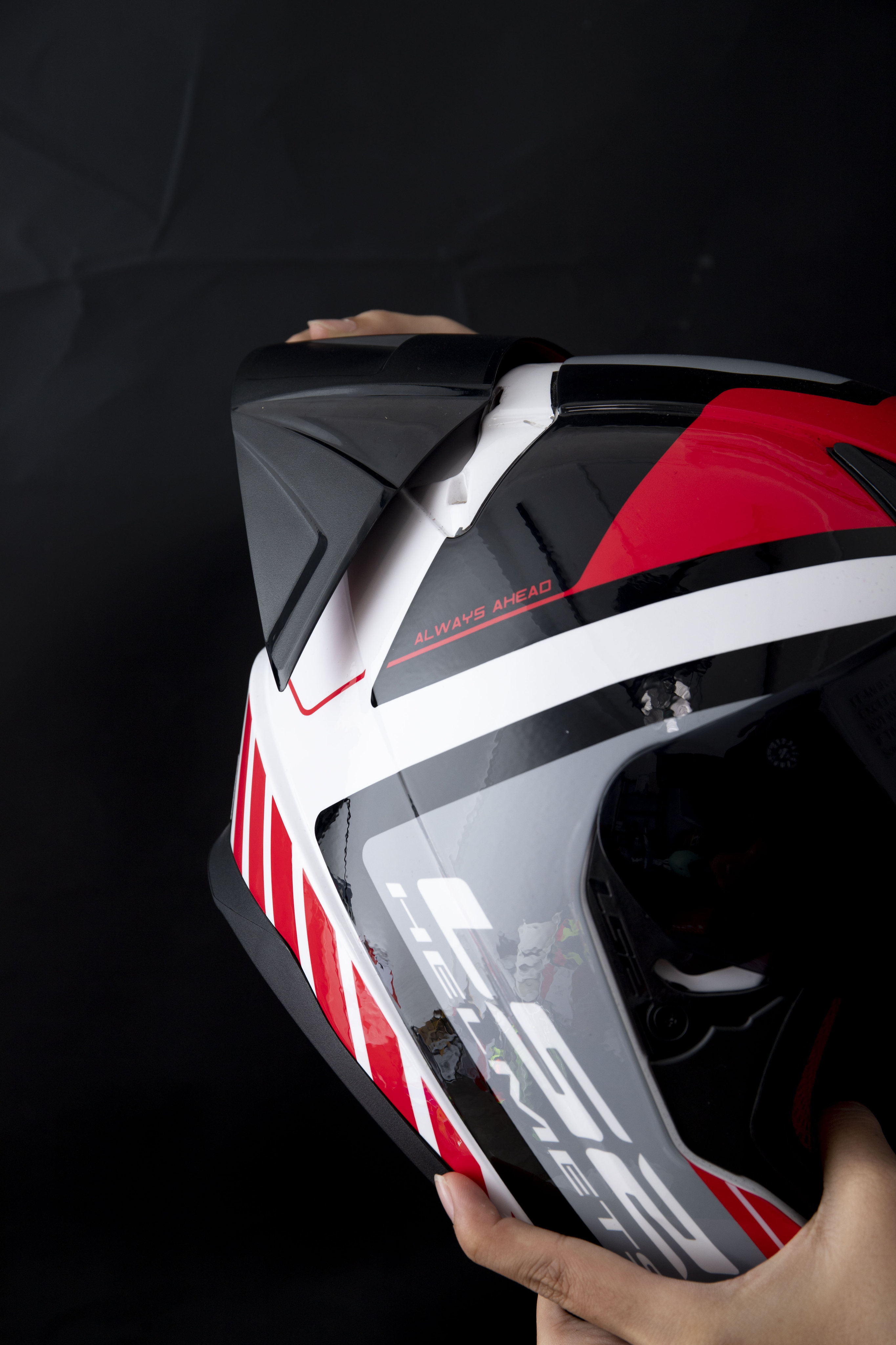 LS2 FF353 Rapid hat spoiler - Genuine LS2 accessories (hat not included ...