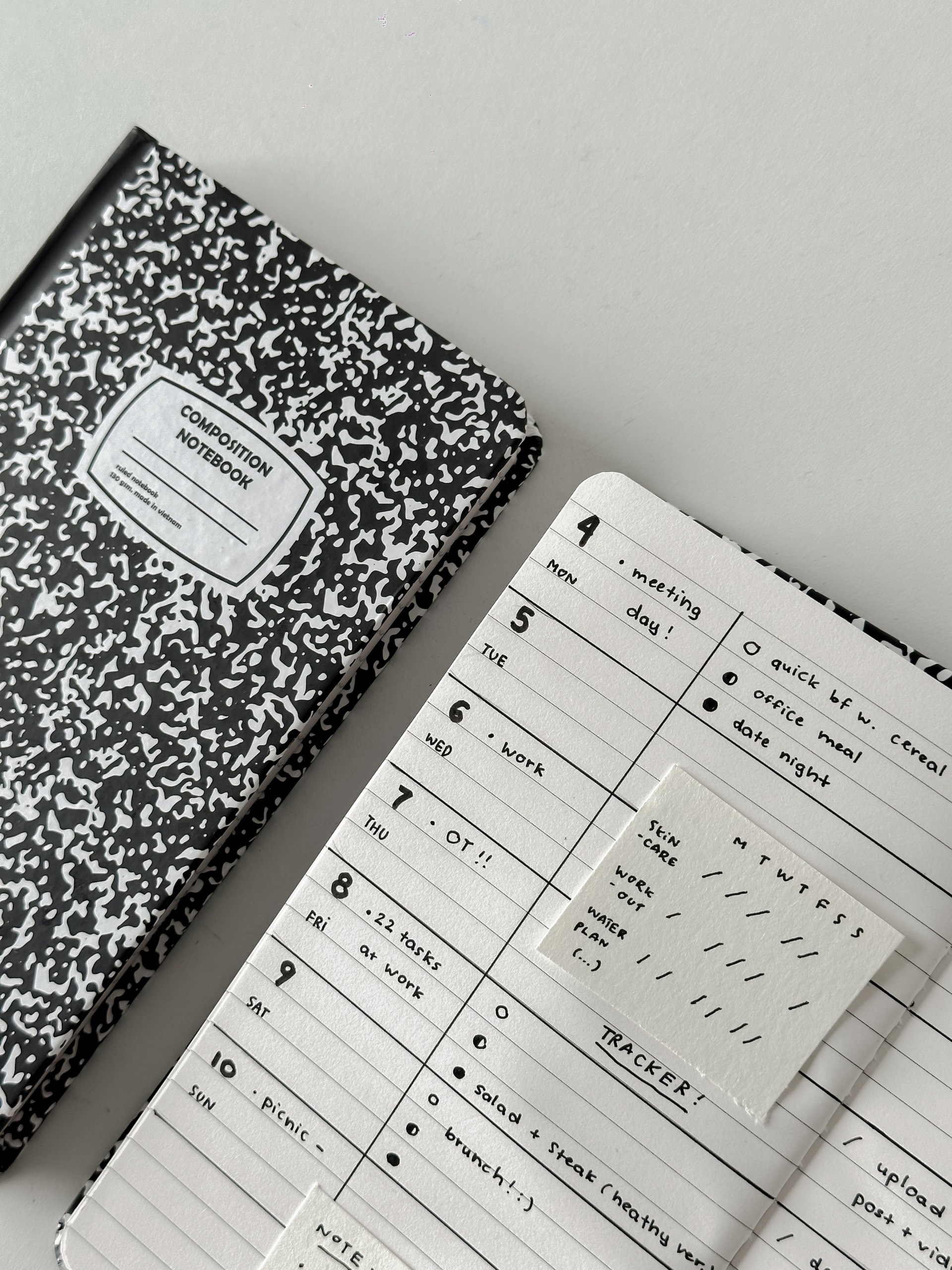 Notebook A6 dot grid Horizontal Line Crabit Composition | Shopee Singapore