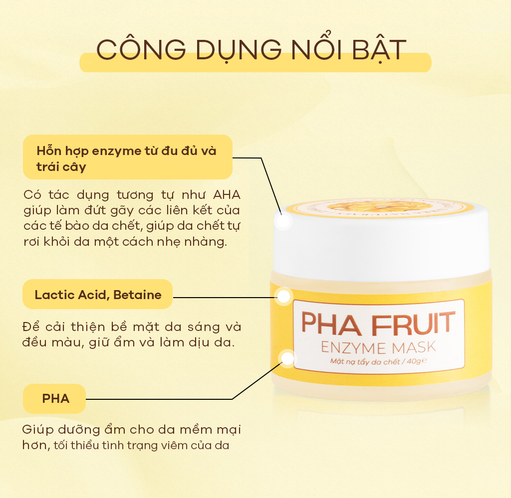 Zakka Naturals Fruit Enzyme Mask Soft Cleansing, Exfoliating PHA Fruit ...