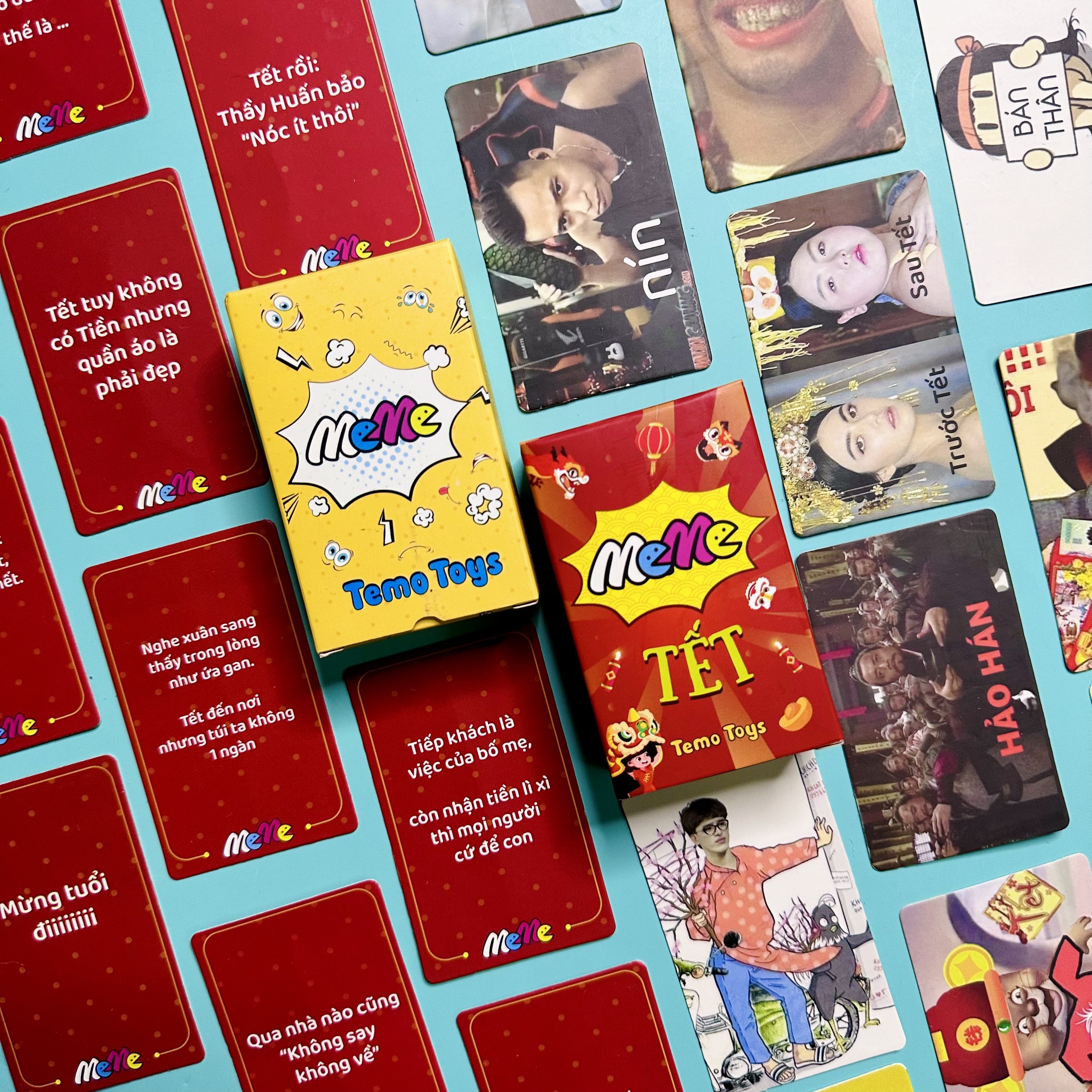 Funny school Meme boardgame deck to play CNY groups with friends and ...