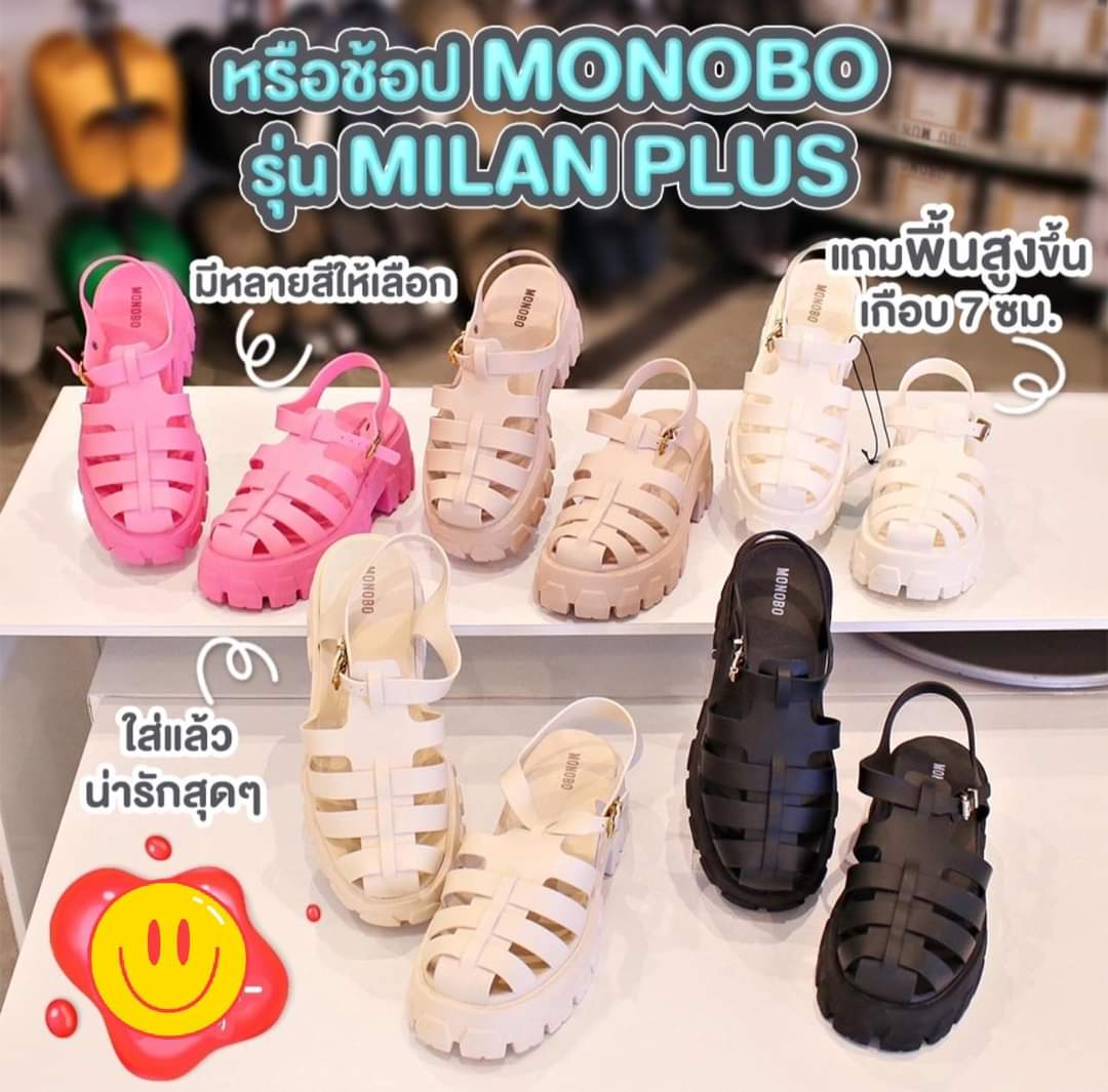 Monobo Millan Plus high heel Thai Sandal | Shopee Singapore