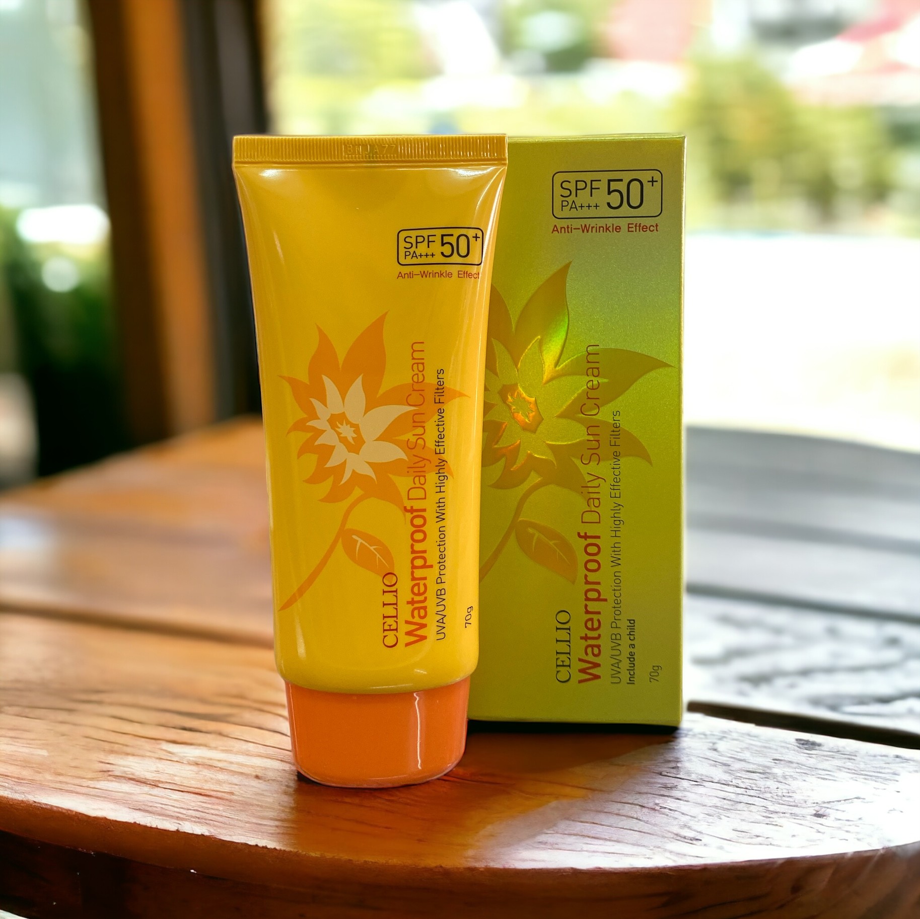 Cellio Waterproof Daily Sun Cream SPF50 | Shopee Singapore