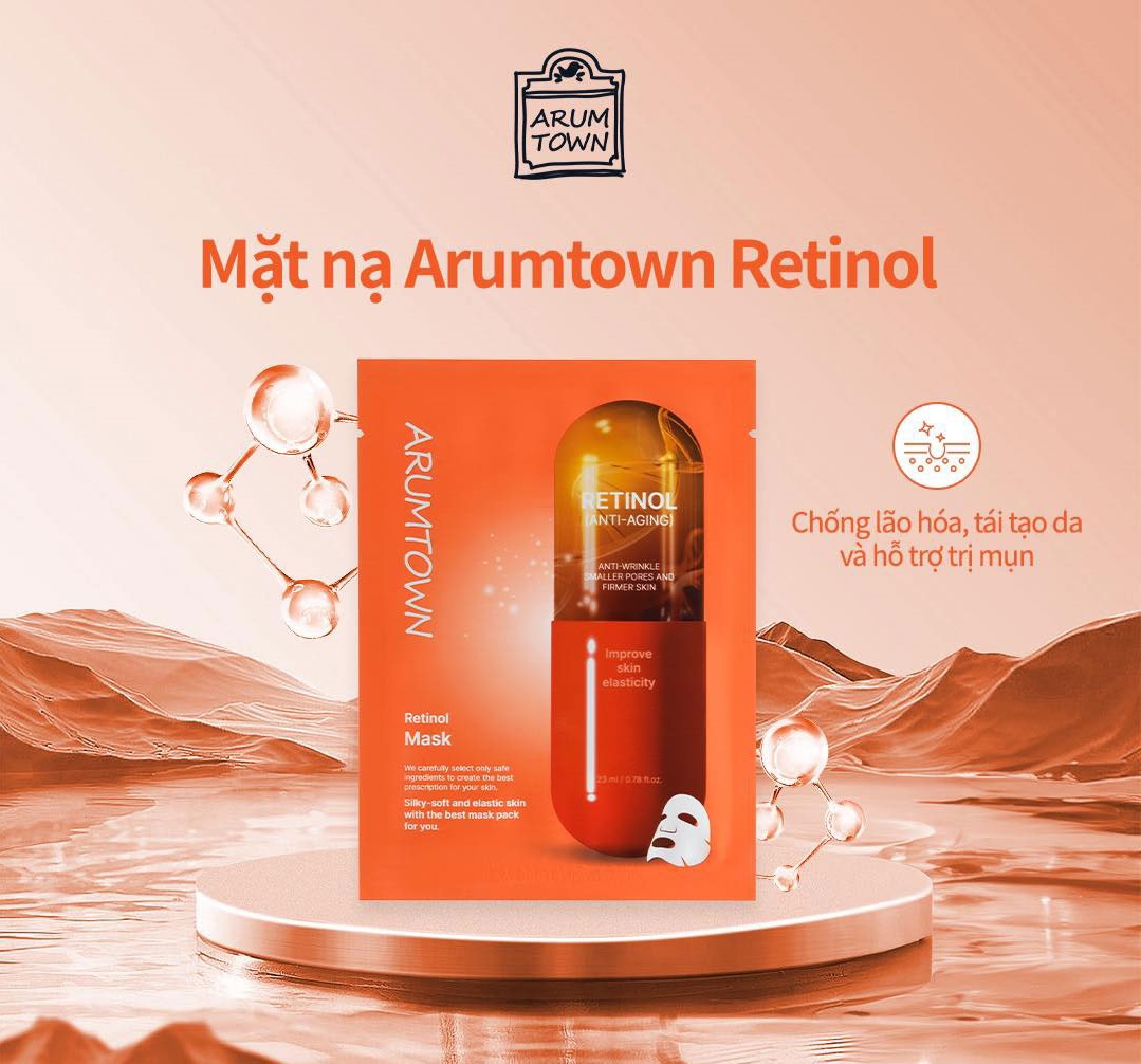 Korean Arumtown Moisturizing Brightening Mask 23ml (Box of 10 pieces ...