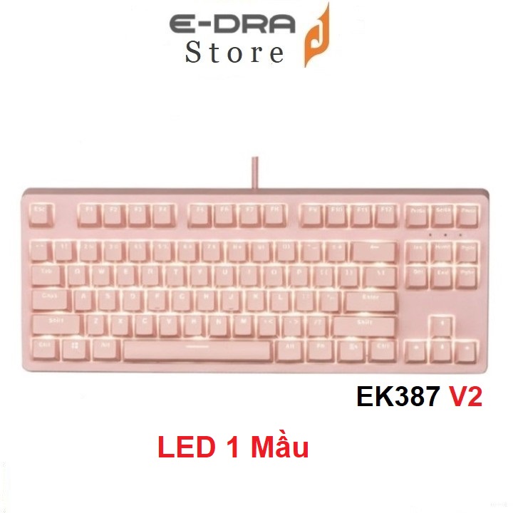Edra EK387 Rainbow / RGB Mechanical Keyboard (Blue /Brown /Red Switch ...
