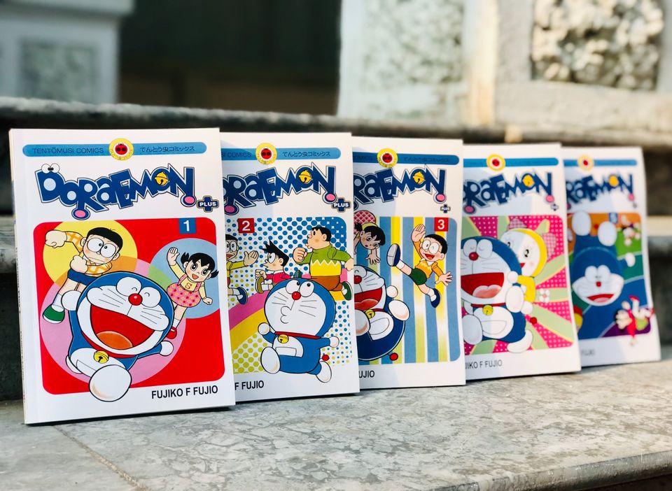 Books - Doraemon Long stories and Doraemon Plus English short stories ...