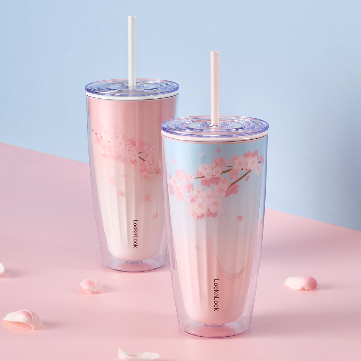 LocknLock 750ml Doublewall Coldcup 2-layer plastic cup HAP507 HAP522 ...