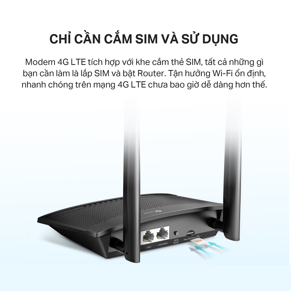 TP-Link TL-MR100 4G LTE Portable WiFi Router | Standard N 300Mbps ...