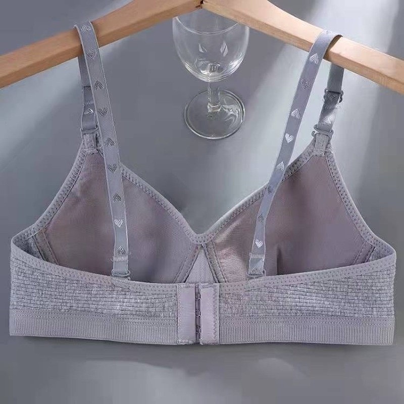 Women's Cotton Bra, Rimless Thin Padded, Leaf Bra, Soft Design, Breast ...